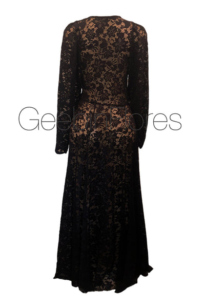 The Kelia Black Lace Dress – Geebin Flores